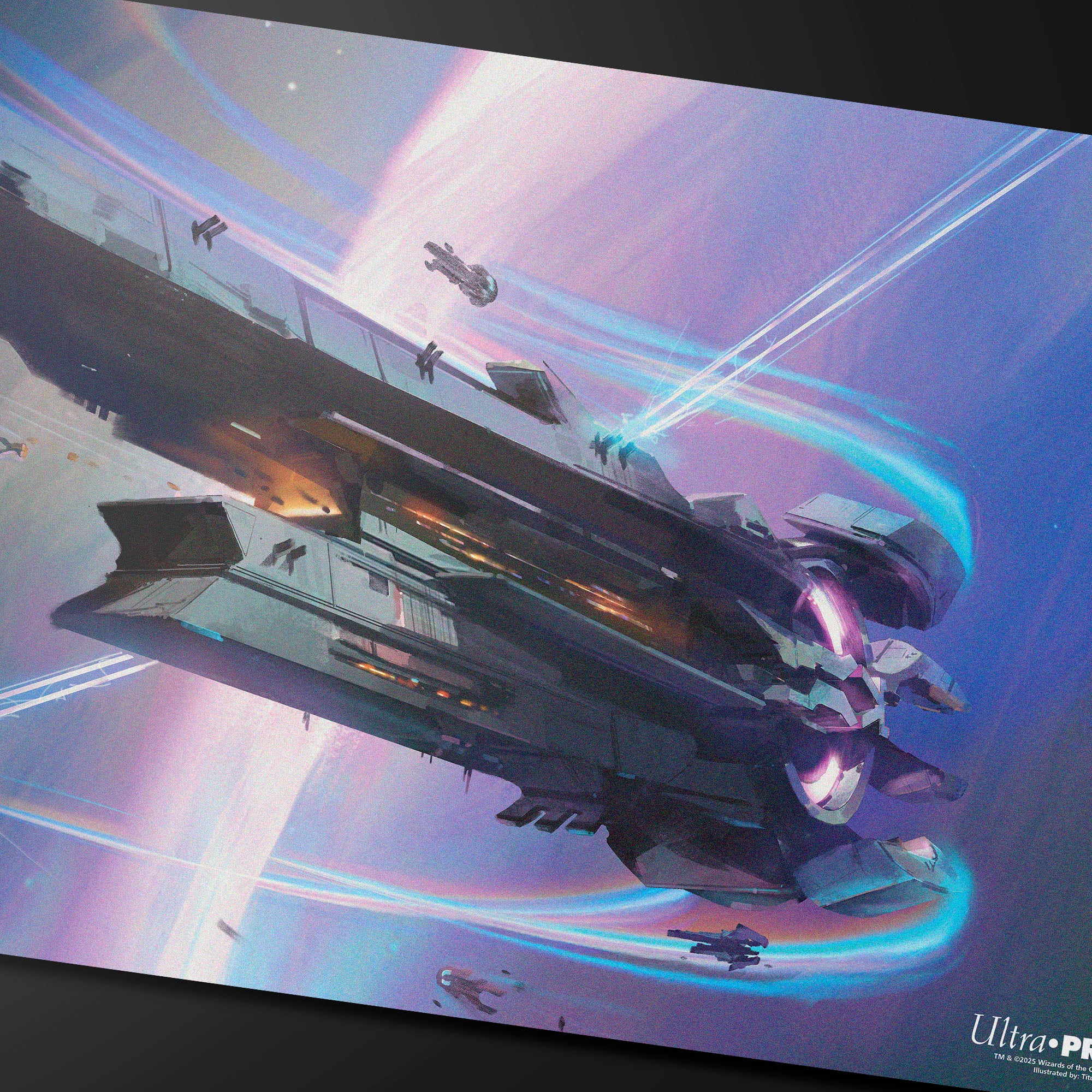 Edge of Eternities - Playmat - Inspirit, Flagship Vessel - Titus Lunte ...